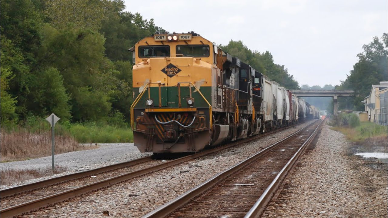 NS Reading Lines Heritage Unit #1067! Meridian, MS - YouTube