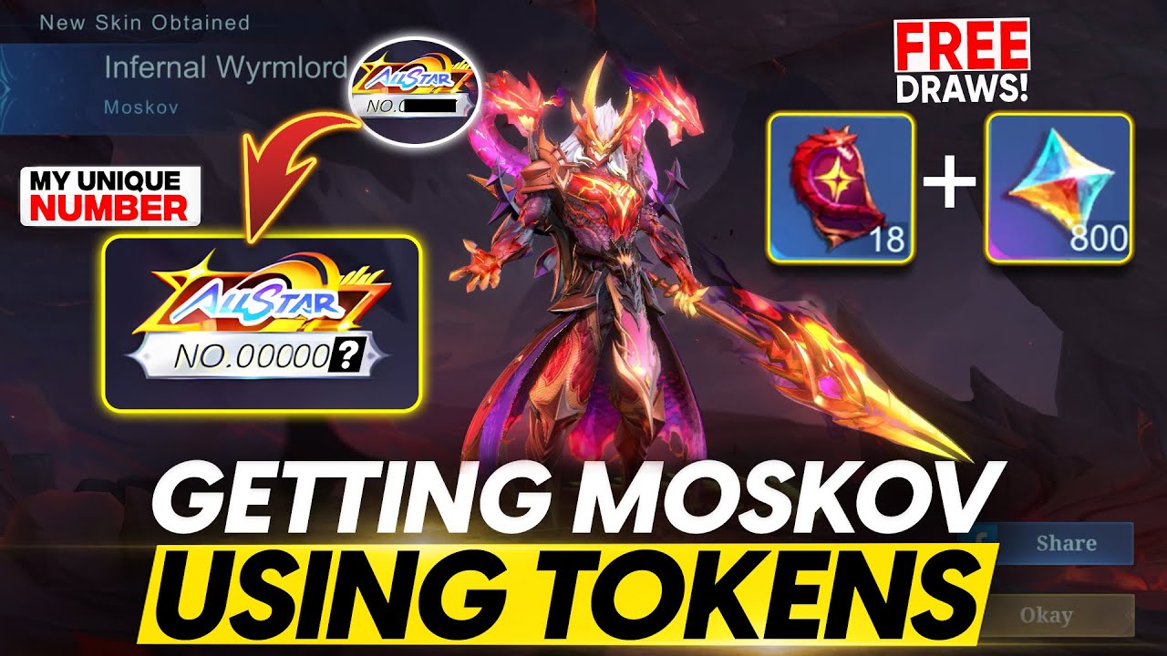 GETTING MOSKOV ALL STAR USING 800 PROMO DIAMONDS AND 18 TOKENS - YouTube