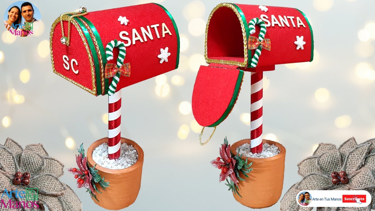  C mo Hacer BUZONES NAVIDE OS Para Santa Claus F cil Con Arte En Tus
