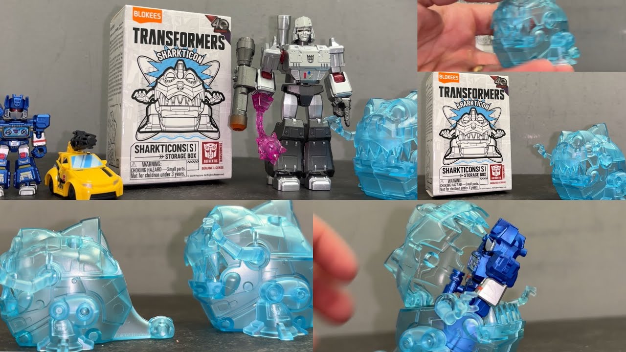 Transformers generation one small Sharkticon unboxing build & review ...