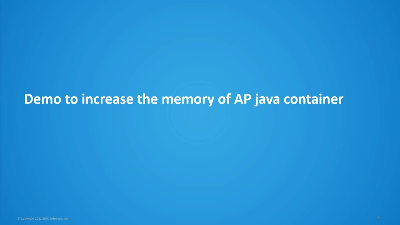 How to increase the amount of memory allocated to the Control-M Application Pack java container ...