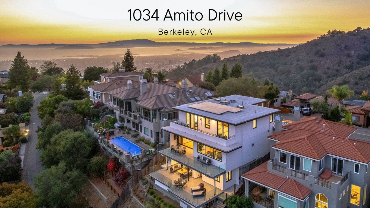 1034 Amito Dr | Luxury Home Tour | Berkeley, CA - YouTube