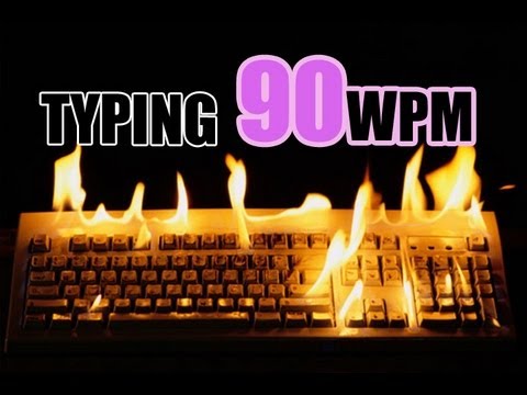 Typing Test ★ ★ 90 WPM ★ ★ - YouTube