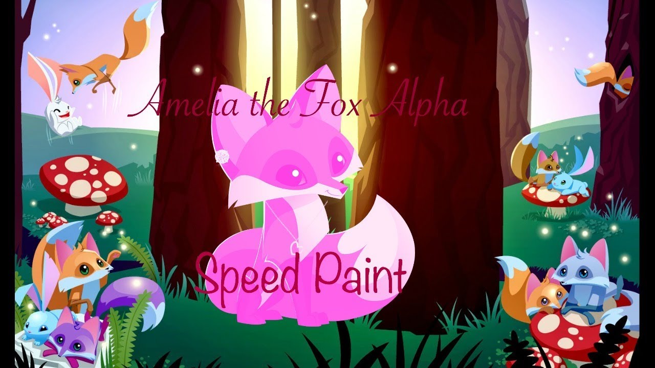 Amelia the Fox Alpha (Animal Jam Speed Paint) - YouTube