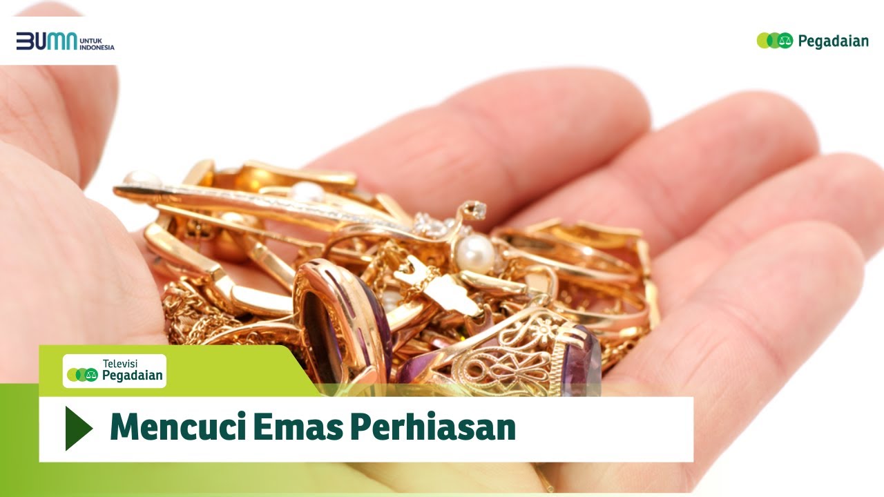 Cara Mudah Mencuci Perhiasan Emas di Rumah - YouTube