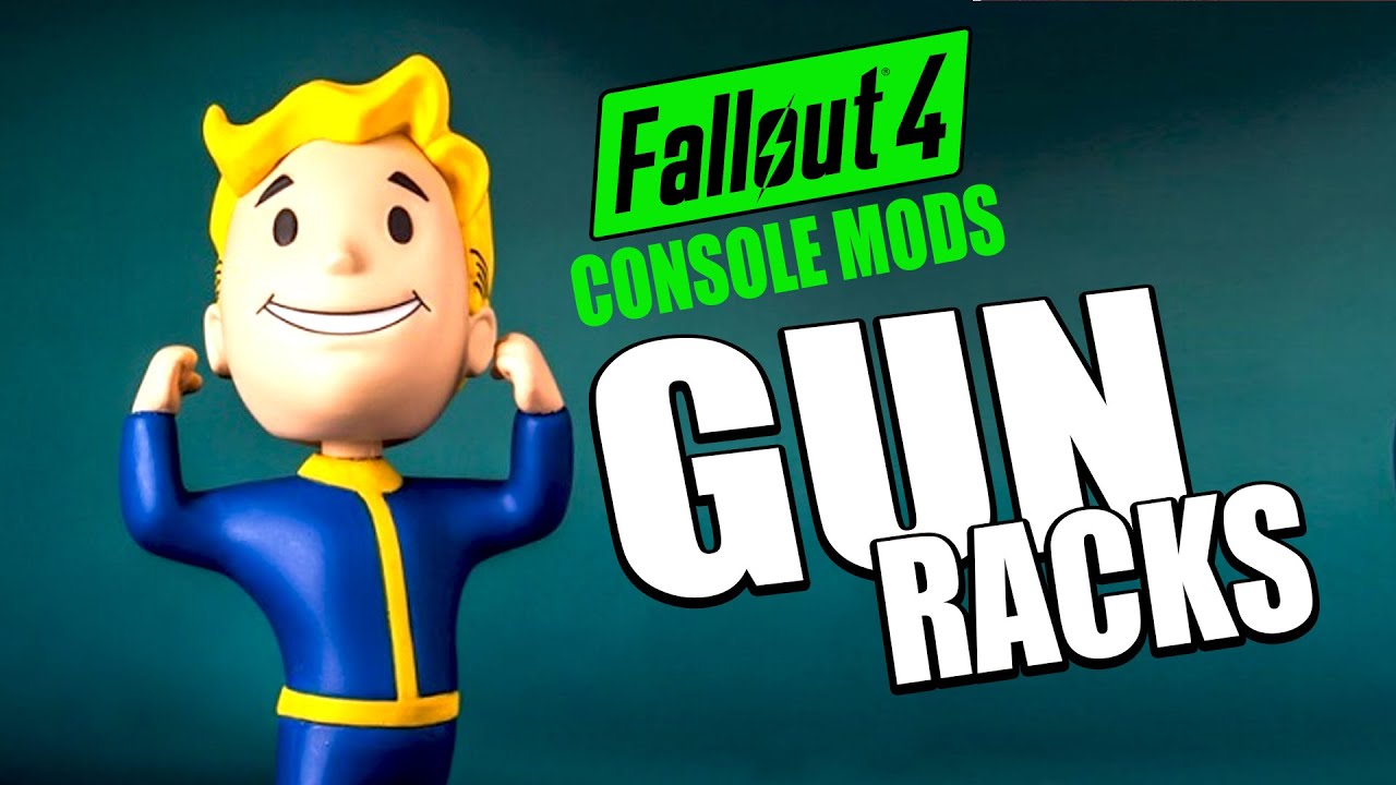 Fallout 4 CONSOLE MODS - New Weapon Racks Mod, Showing Off Secret ...