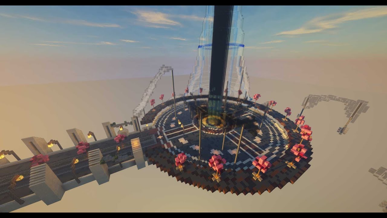 Minecraft | Building a Ready Player One inspired Spawn! - YouTube