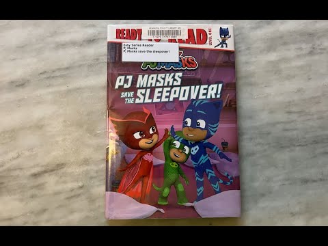 PJ Masks Save the Sleepover! Children’s Book Read Aloud Video, Post ...