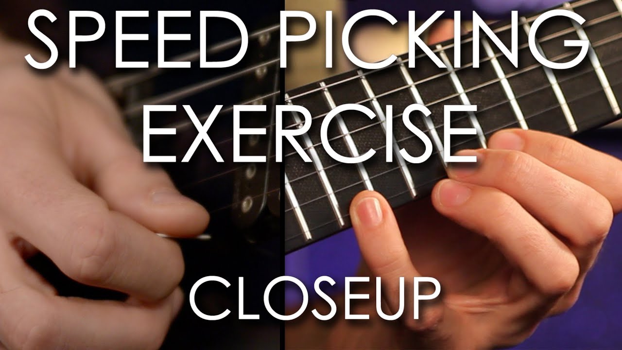 17. Speed Picking Exercise - Closeup - YouTube