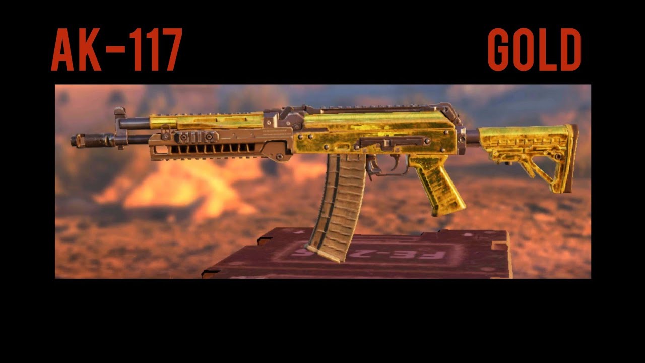 Ak-117 GOLD 🤩 - YouTube