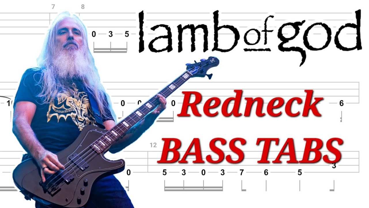 Lamb of God - Redneck BASS TABS | Cover | Tutorial | Lesson - YouTube