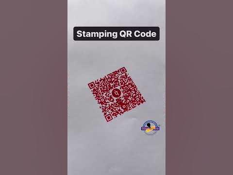 QR Code Stamp I Make your QR Code Stamp with Stampvala #selfinkingstamp ...