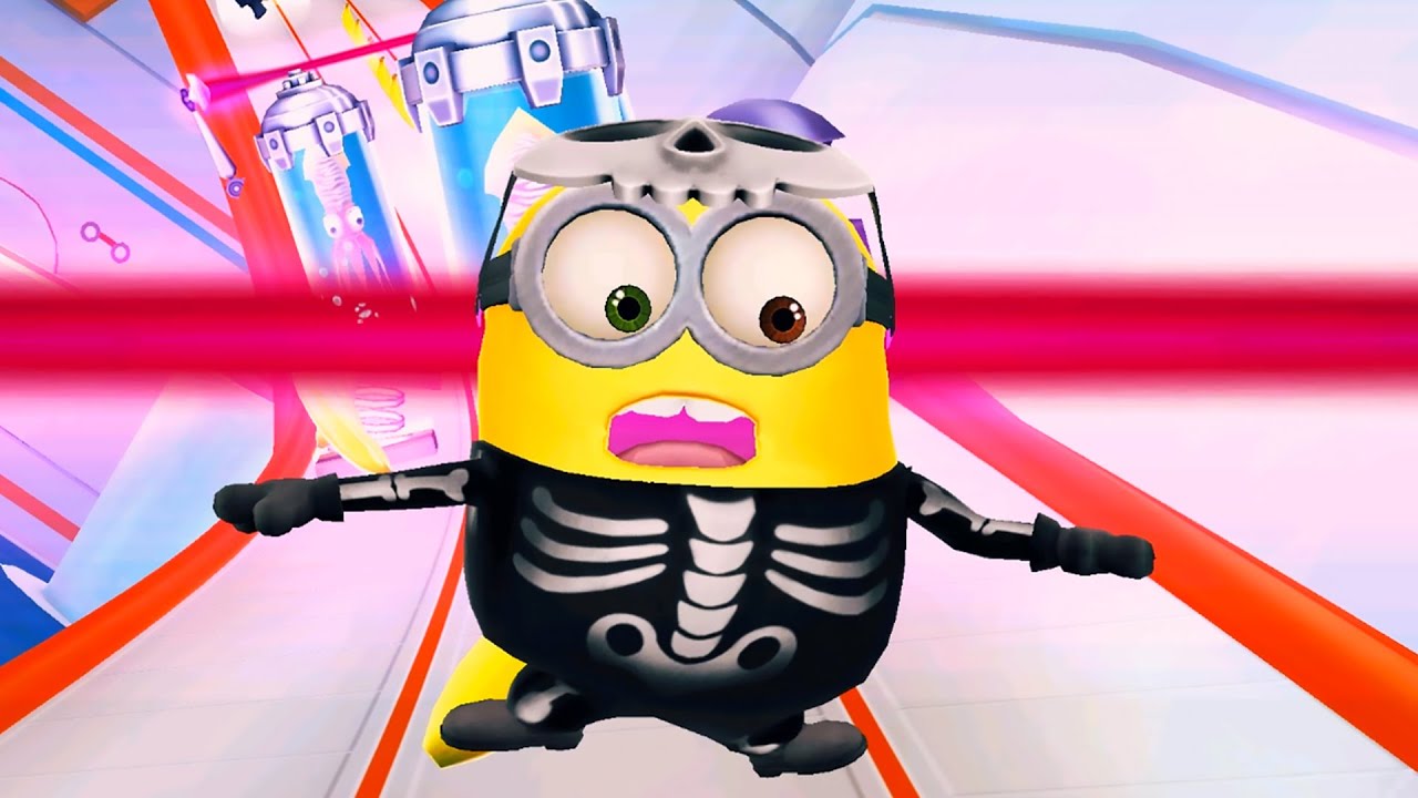 Skeleton Bob Minion Joins Modern Art Special Mission - Day 5 - YouTube