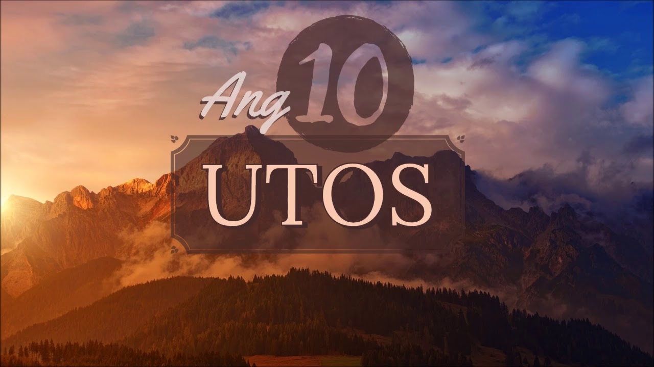 Ang 10 Utos (Intro) - sermon audio - YouTube