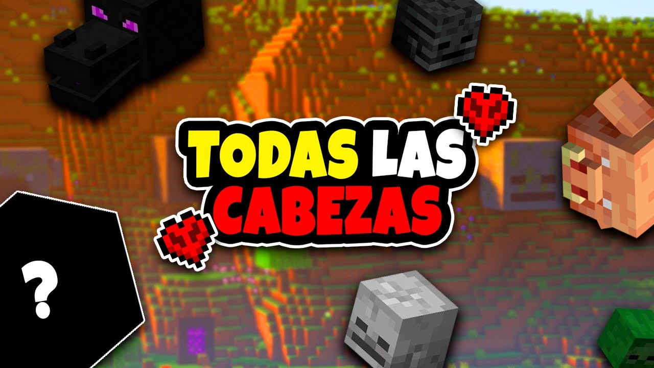 "CONSEGUÍ TODAS las CABEZAS de MOBS en MINECRAFT ULTRA HARDCORE" - YouTube