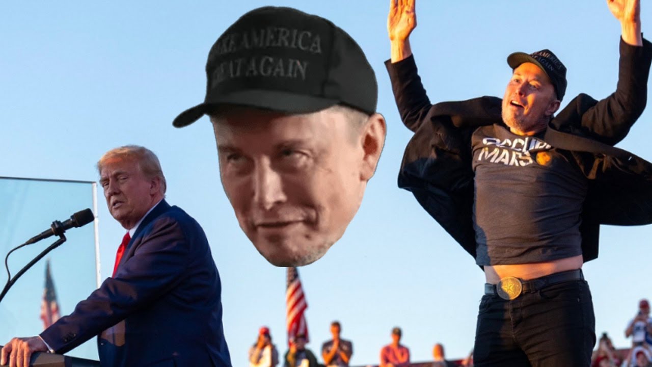 Elon Musk's LE EPIC Trump RALLY (Dark Maga Chungus!) - YouTube