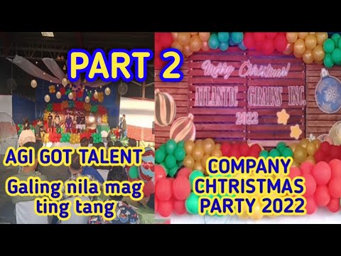Part 2 CHRISTMAS PARTY 2022/AGI GOT TALENT AWARDING - YouTube