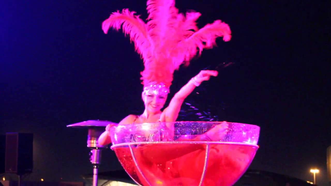 Martini Glass Show - YouTube
