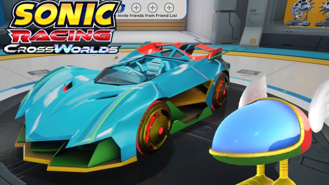 Sonic Racing: CrossWorlds OPA OPA Custom Vehicle 4K 60FPS - YouTube