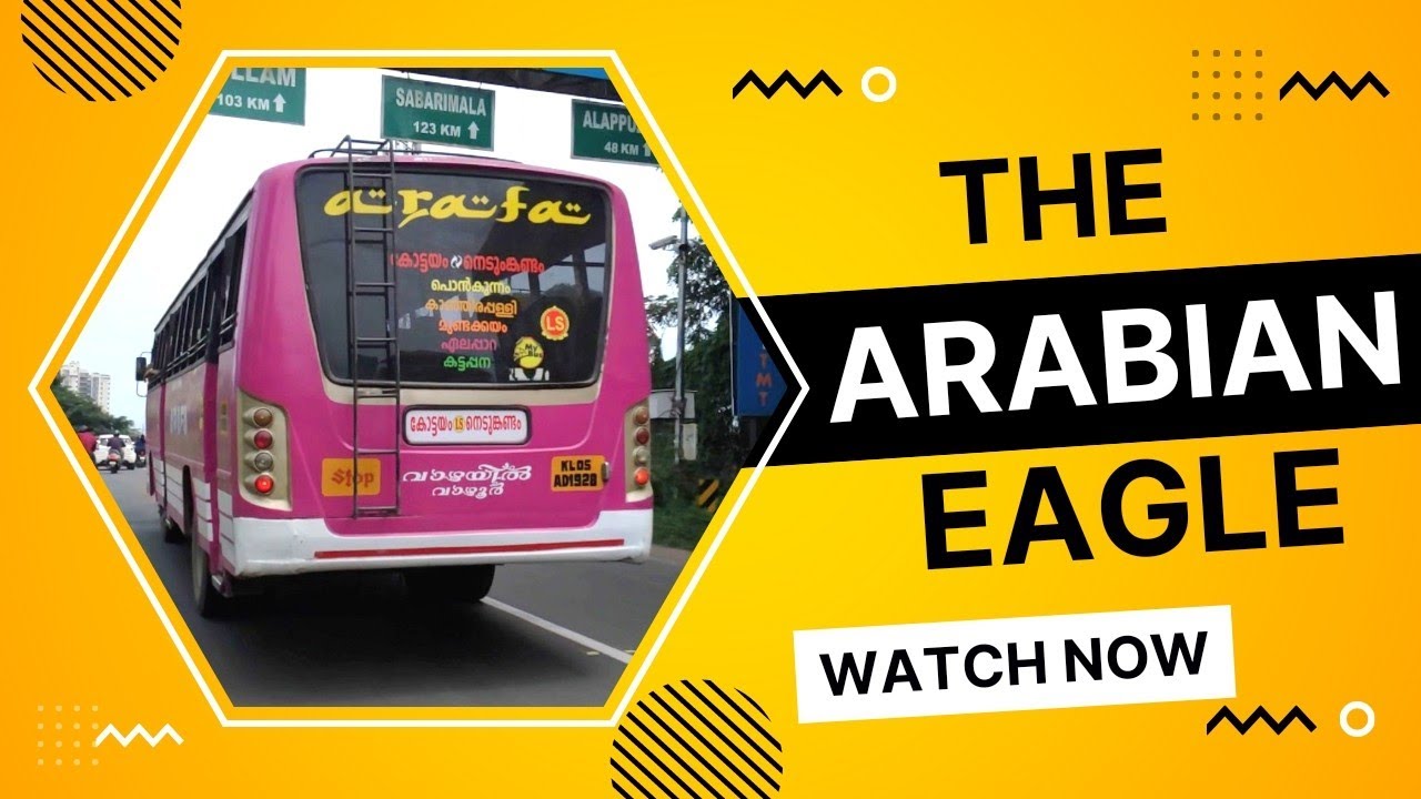 ARAFA 🔥😍 The Arabian eagle bus | കോട്ടയം - നെടുങ്കണ്ടം | kerala private ...