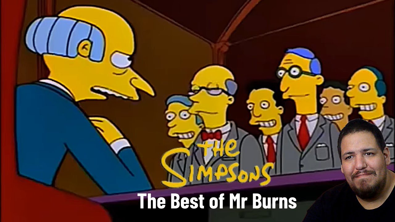 The Simpsons - The Best of Mr Burns | Reaction - YouTube
