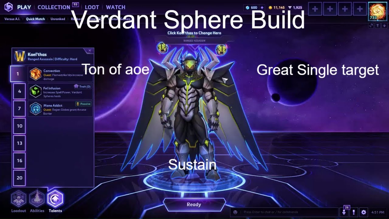 Kael'thas verdant sphere build Heroes of the Storm Live Stream - YouTube