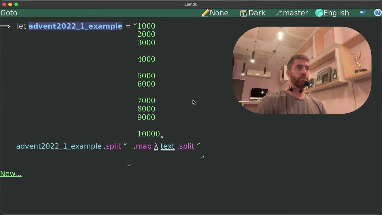 Solving Advent of Code 2022 using Lamdu #1 - YouTube
