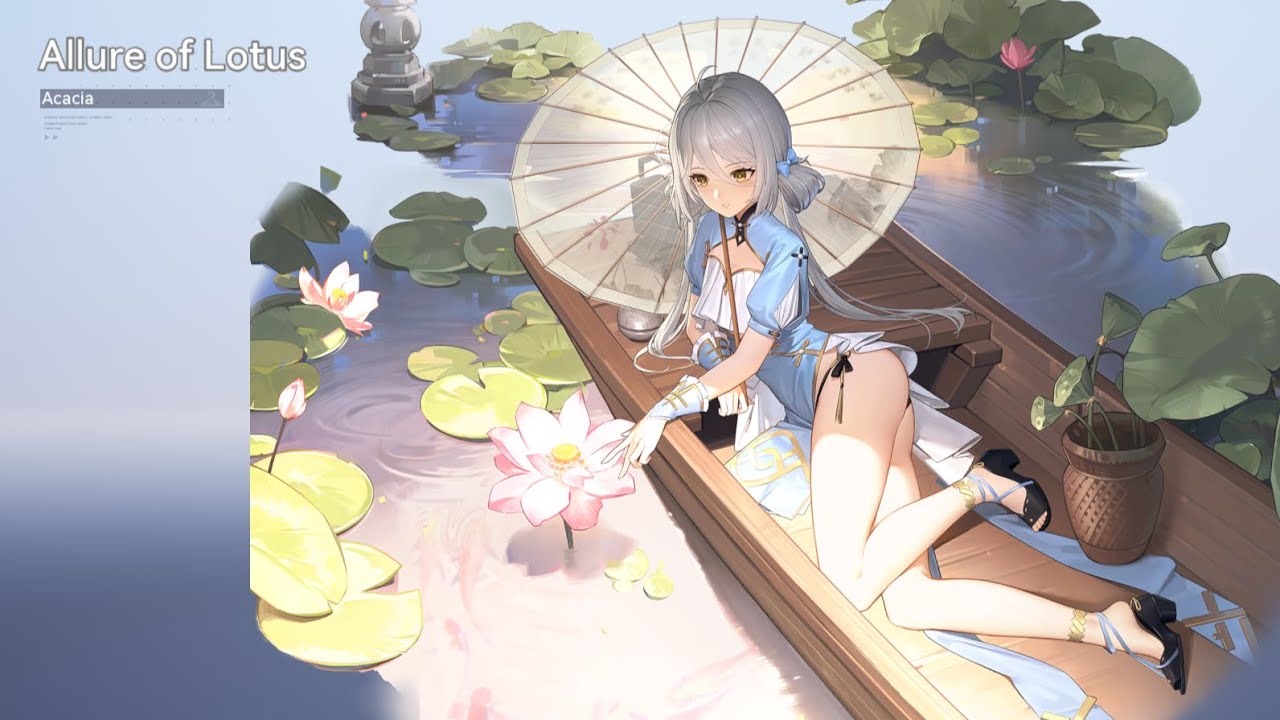 【SNOWBREAK: CONTAINMENT ZONE】NEW ACACIA OUTFIT! ACACIA: KAGUYA "ALLURE ...