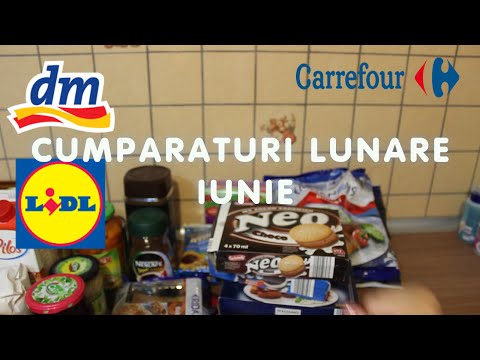 Haul cumparaturi lunare Iunie / June grocery shopping
