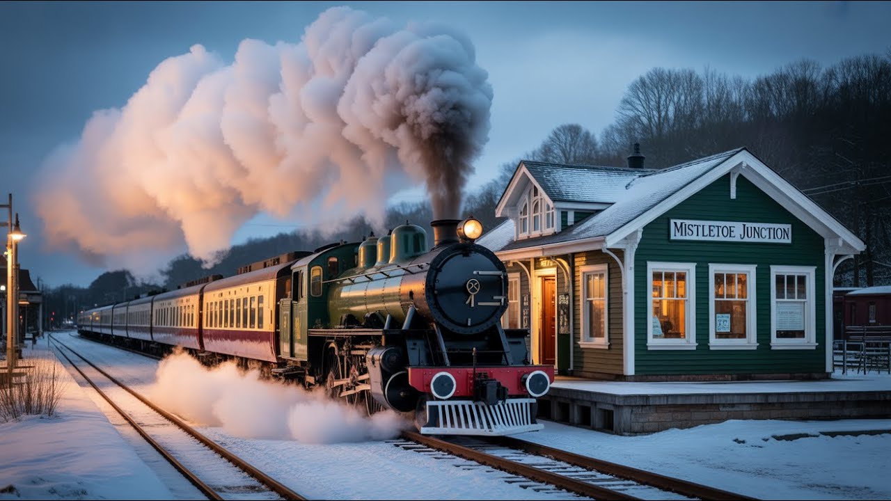 AI Christmas Music - The Last Train From Mistletoe Junction - YouTube
