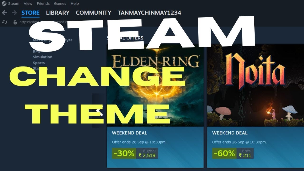 How to Change Steam Theme on Windows PC - YouTube