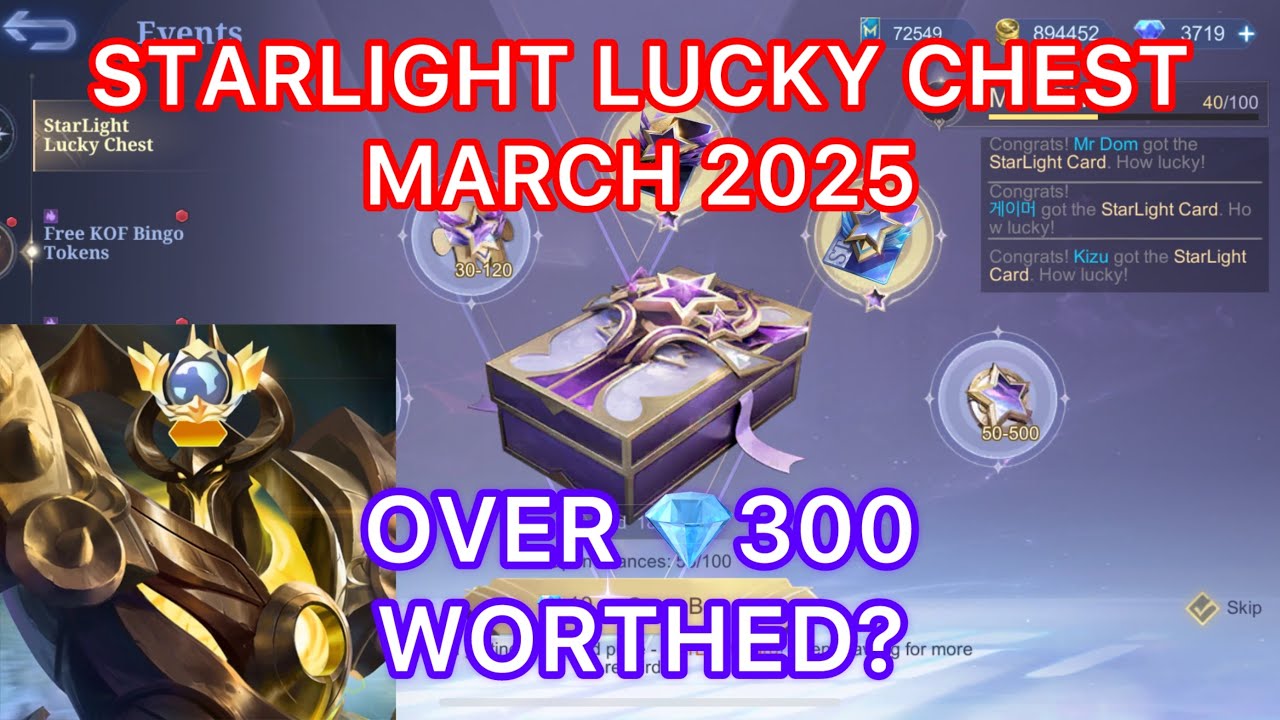 OPEN BOX STARLIGHT LUCKY CHEST MARCH 2025 GATCHA STARLIGHT CARD MOBILE ...