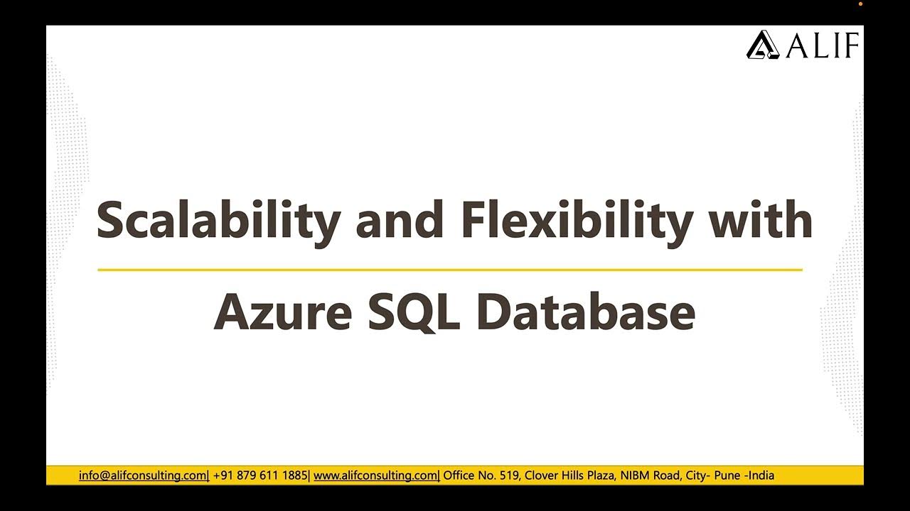 Scalability and Flexibility with Azure SQL Database - YouTube