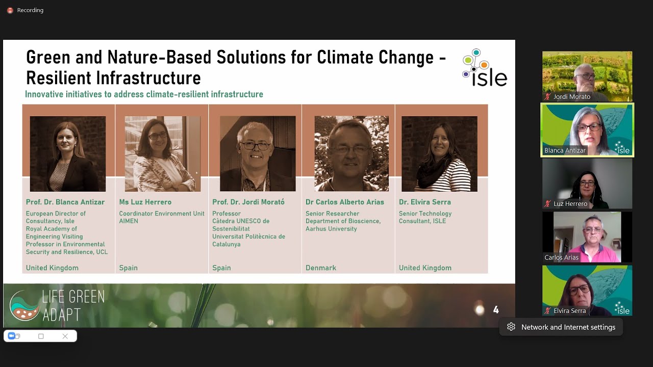 Green and Nature-Based Solutions for Climate Change Resilient ...