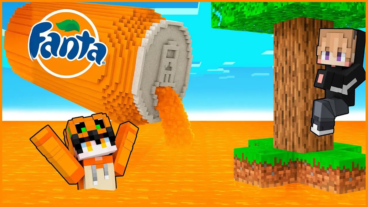 KEZRI & FERIX BERTAHAN DARI TSUNAMI FANTA BERACUN DI MINECRAFT!! - YouTube
