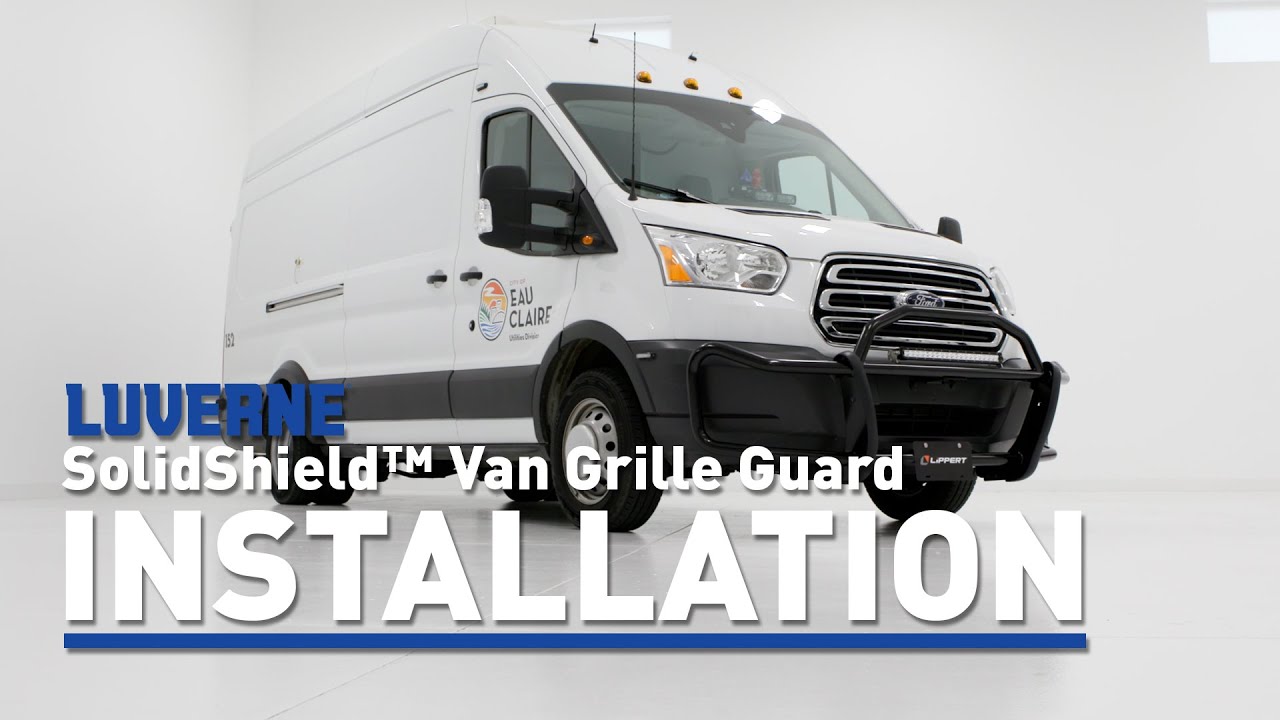 2016 Ford Transit Grille Guard Installation SolidShield™ #208810 - YouTube