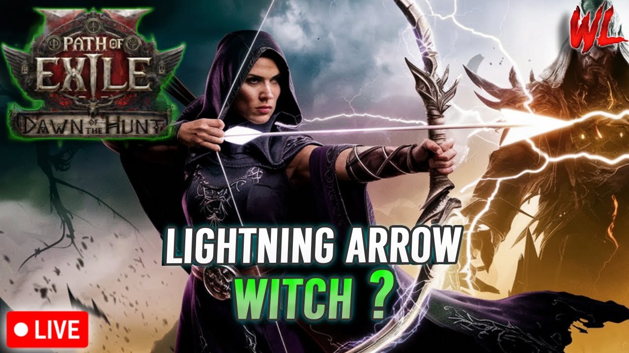 🔴Lightning Arrow WITCH - WARLUG - !crit !lightning !guild !price - YouTube