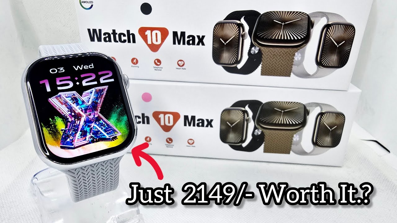 Watch 10 Max Smartwatch | HiWatch Pro Watch 10 Max | Watch10 Max UNBOX ...