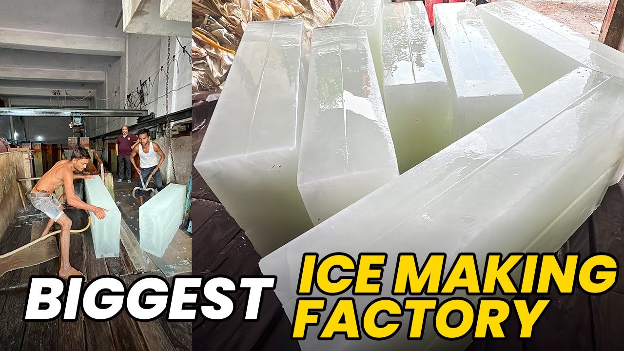Giant Ice Factory in India 🥶 | तो ऐसे बनती है बर्फ | Inside Ice Factory ...