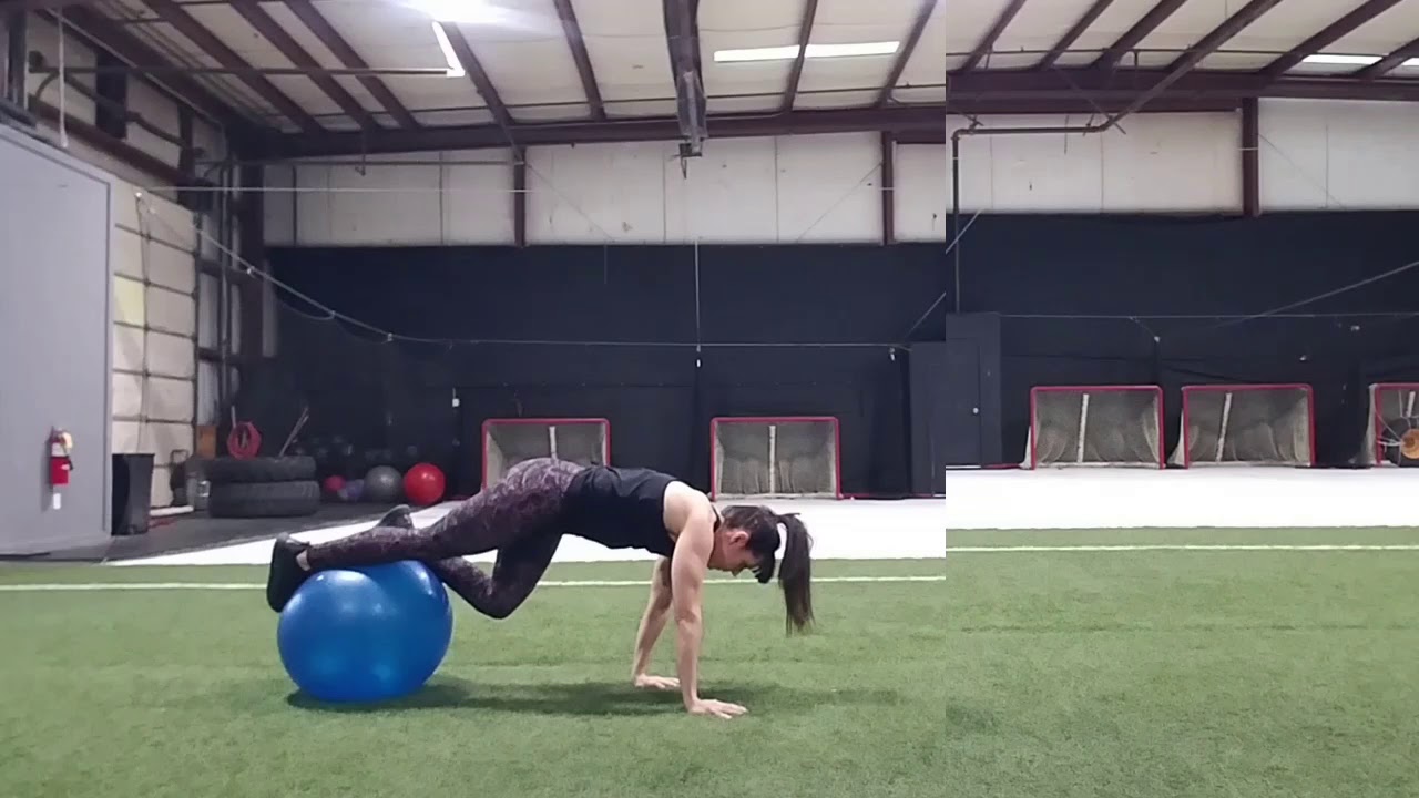 Advanced Stability Ball Workout - YouTube