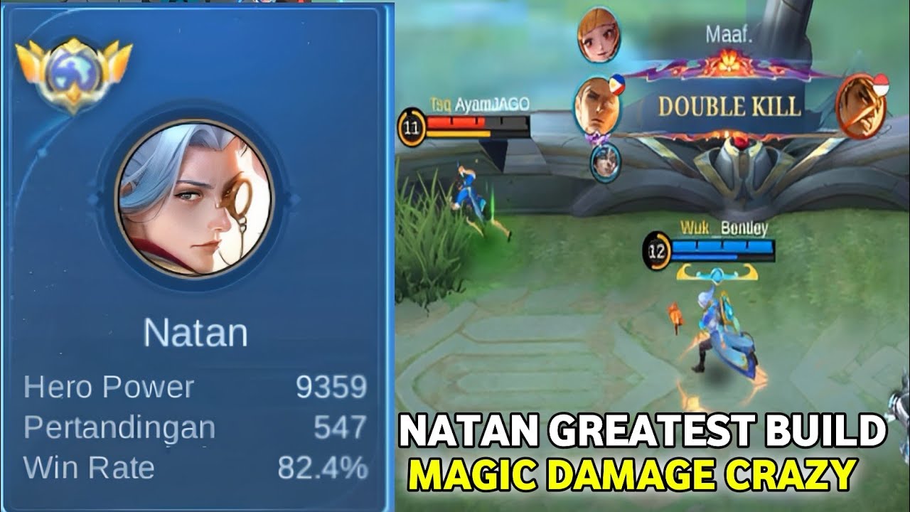 NATAN GREATEST BUILD 2025 | NATAN TOP 1 GLOBAL GAMEPLAY MOBILE LEGENDS ...