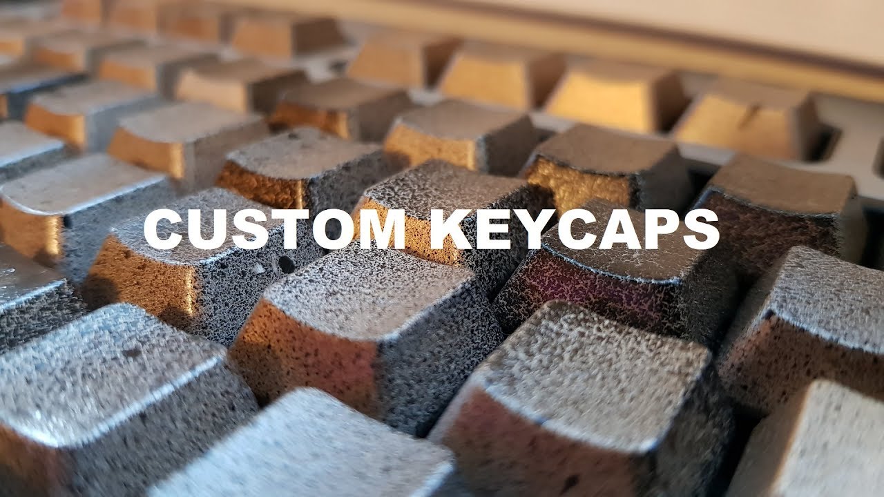 DIY cheap custom keycaps - YouTube