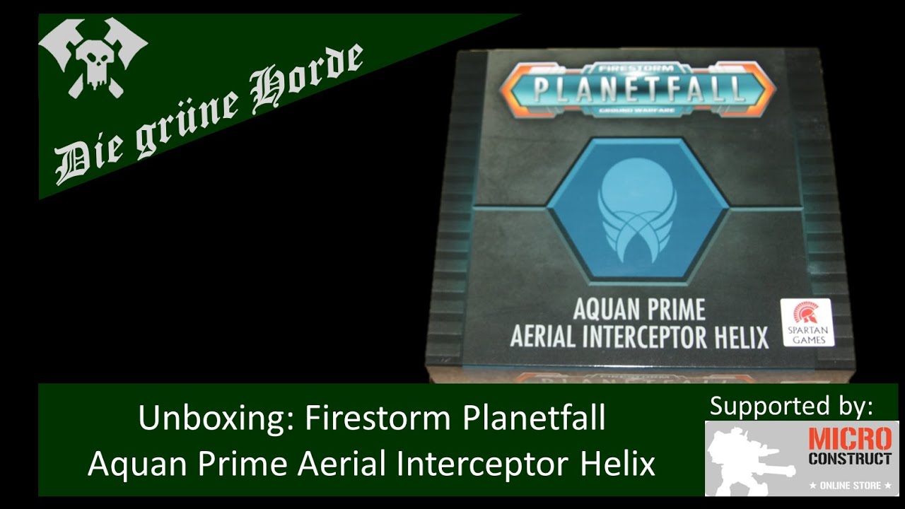 EN unbox: Firestorm Planetfall Aquan Prime Aerial Interceptor Helix ...