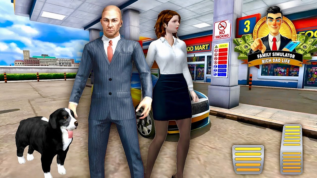 💰Rich Dad Life Simulator 👨‍👧 | My Luxurious Lifestyle | Mobile Gameplay ...