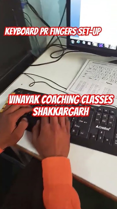 how to improve typing skills? finger set-up on keyboard - YouTube