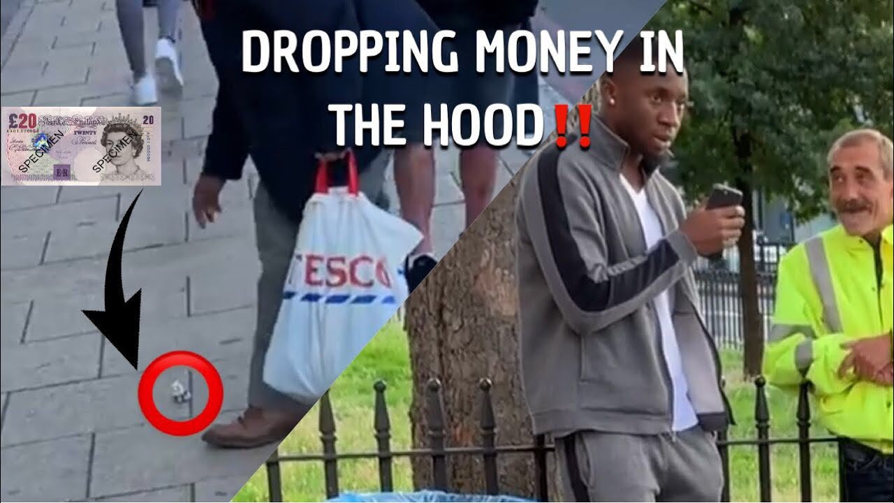 DROPPING MONEY IN THE HOOD! | Social Experiment - YouTube