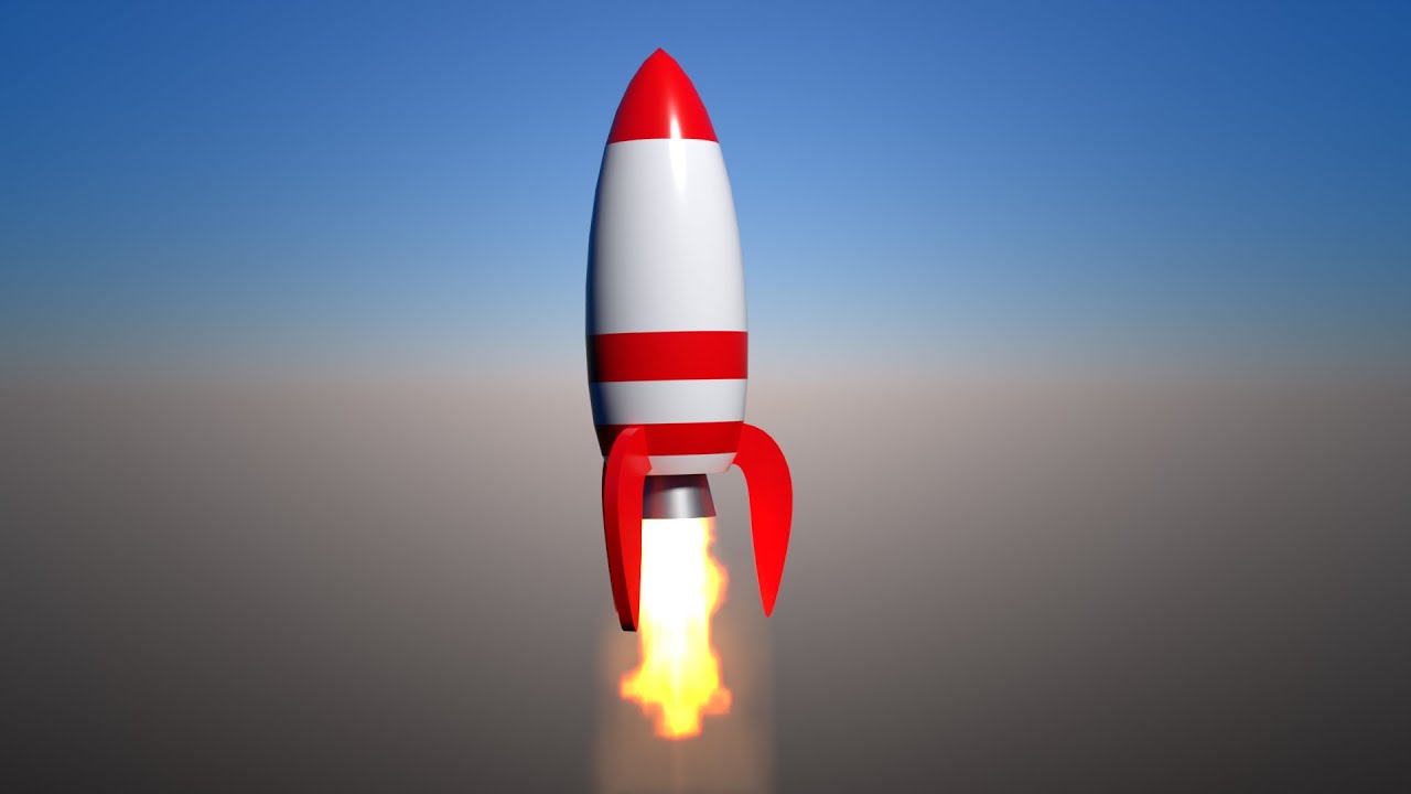 Blender Tutorial Day #60 - Making Fire For Rocketship - YouTube