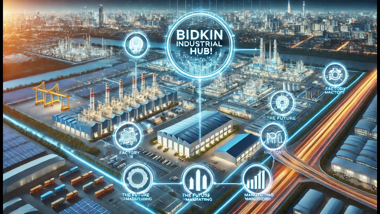 Bidkin Industrial Hub: Powering the Future of Manufacturing - YouTube
