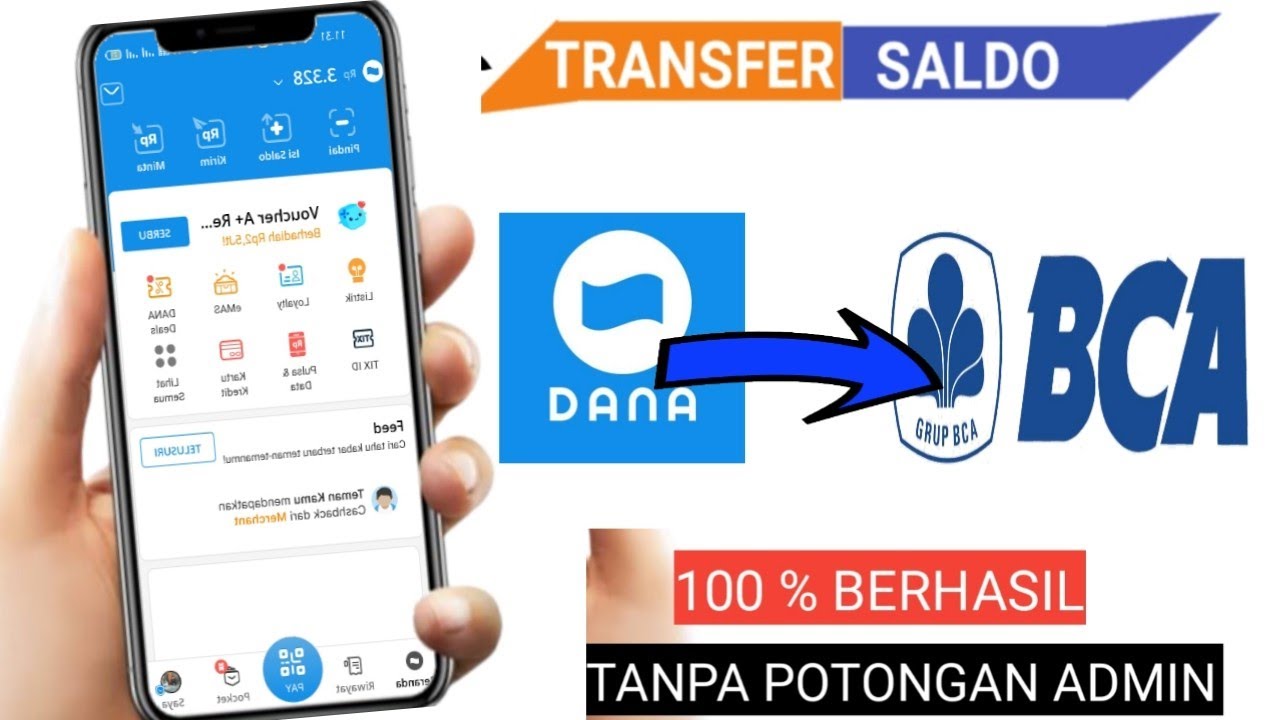 Cara transfer saldo DANA ke Rekening Bank BCA tanpa ribet dijamin ...