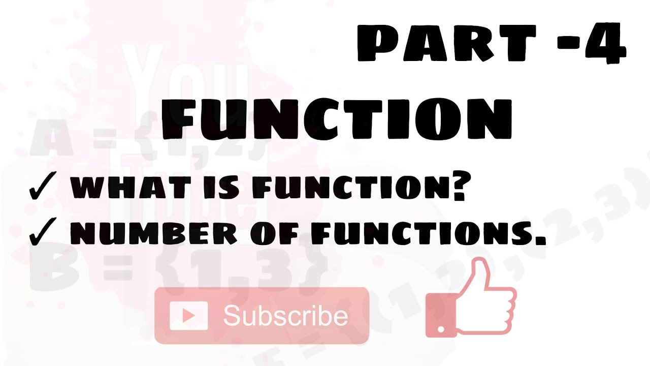 What is function? Full definition of function. Number of functions ...